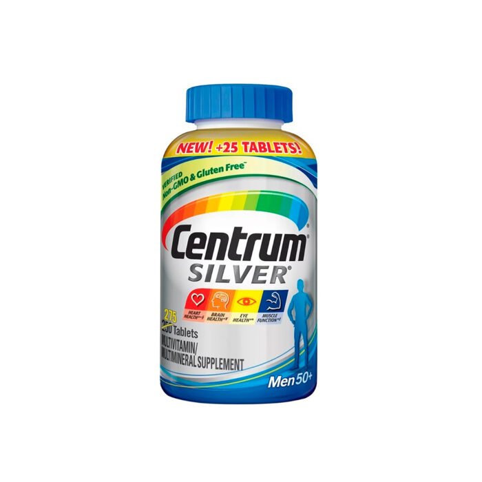 Multivitaminico Centrum Silver 50+ Hombre 275 Tabletas – Mis Vitaminas