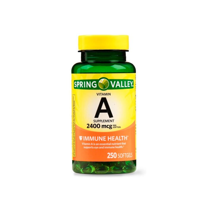 Vitamina A Retinilo Inmunidad 2,400mcg 250 Cápsulas – Mis Vitaminas